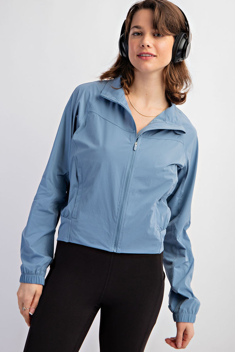 Lola Lightweight Jacket - Slate – Hello Color